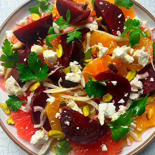 Beetroot, fennel & citrus salad - Borough Chef