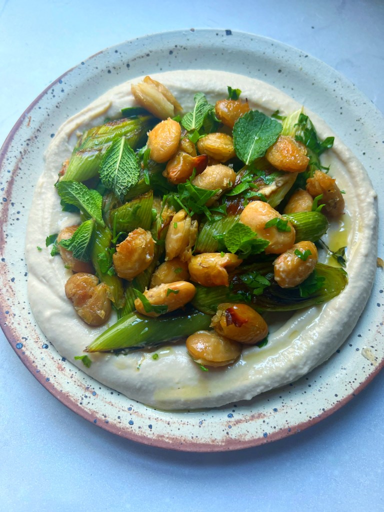 Leeks, butter beans & lemon - Borough Chef